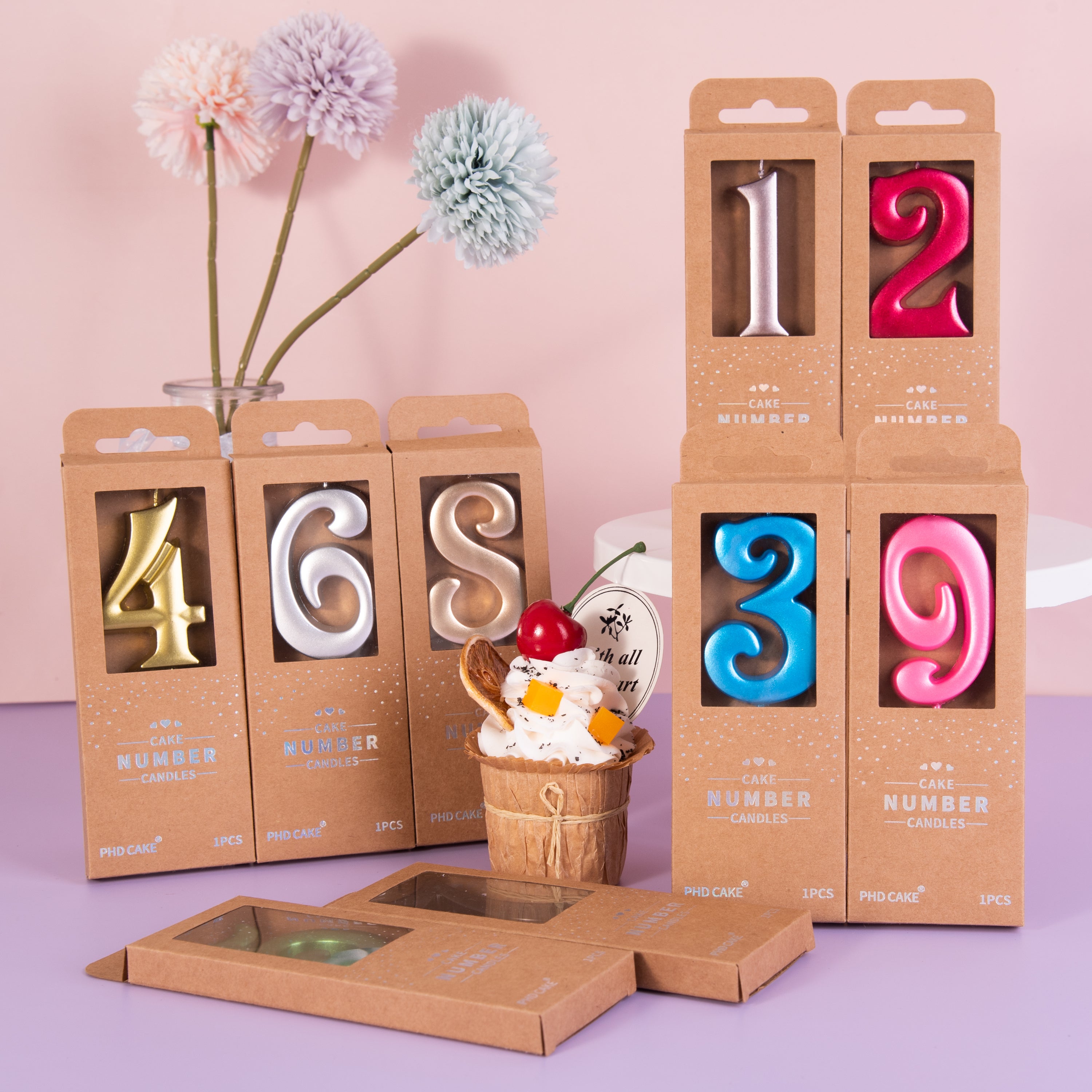 NUMBER CANDLE – PHD CAKE